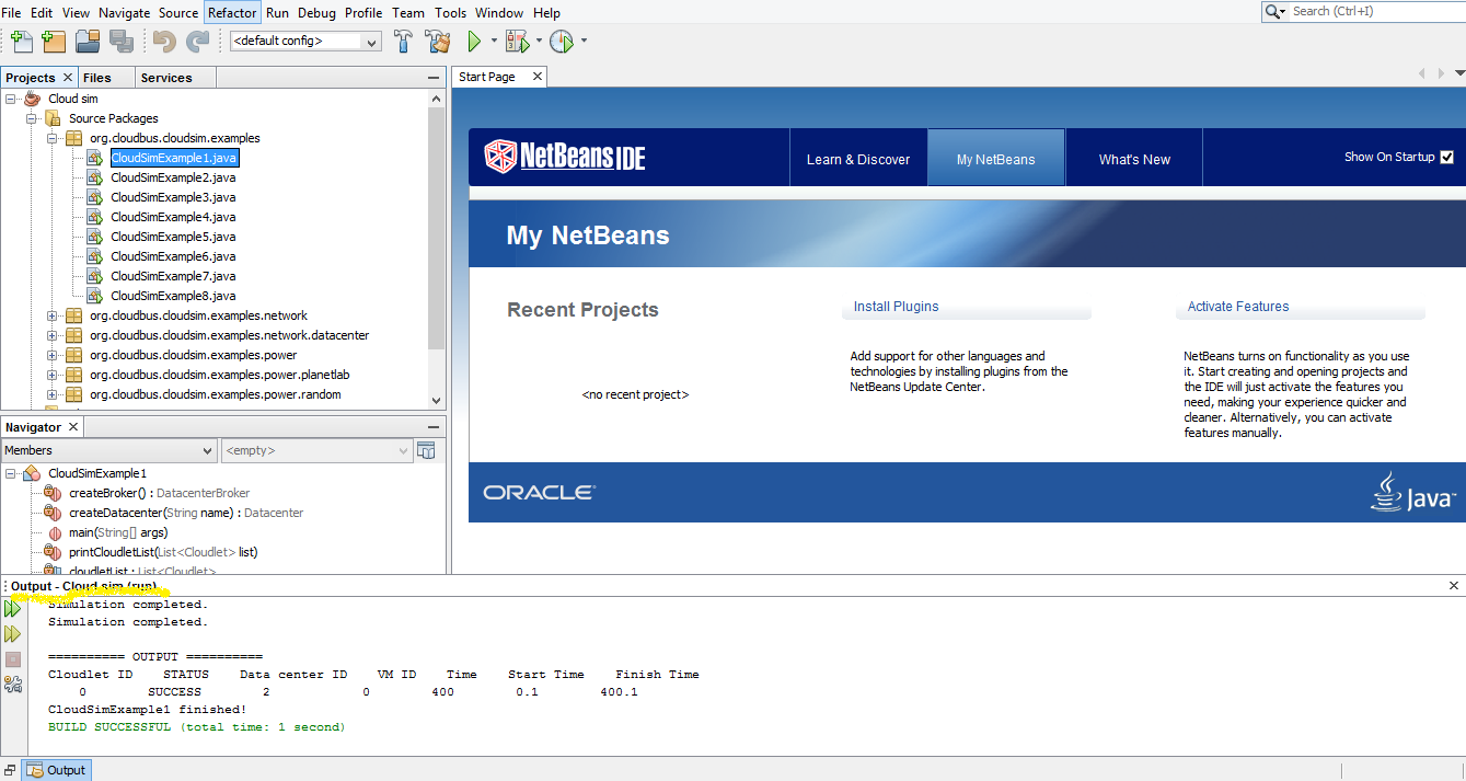 Cloudsim With Netbeans ~ Geek Ahead