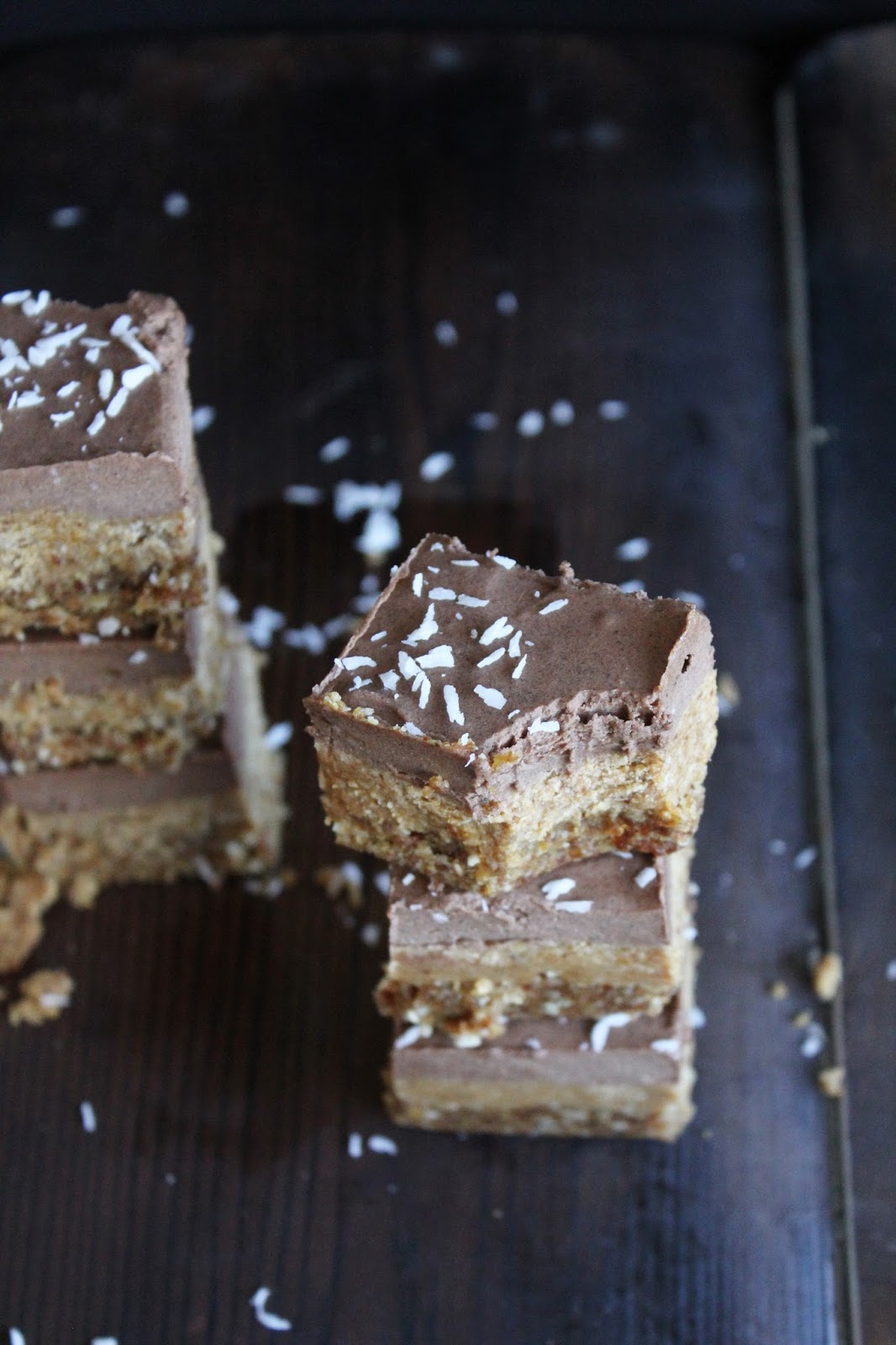 This Rawsome Vegan Life: chocolate cream caramel bars