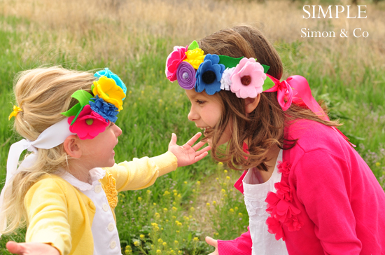 A May Day Flower Headband Tutorial. - Simple Simon and Company