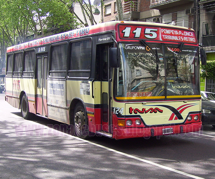 Colectibus - Zona de Buses: LINEA 115