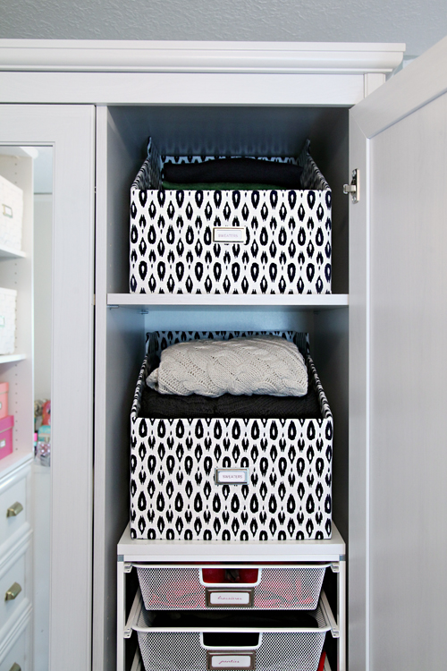 IHeart Organizing: DIY Sweater Boxes