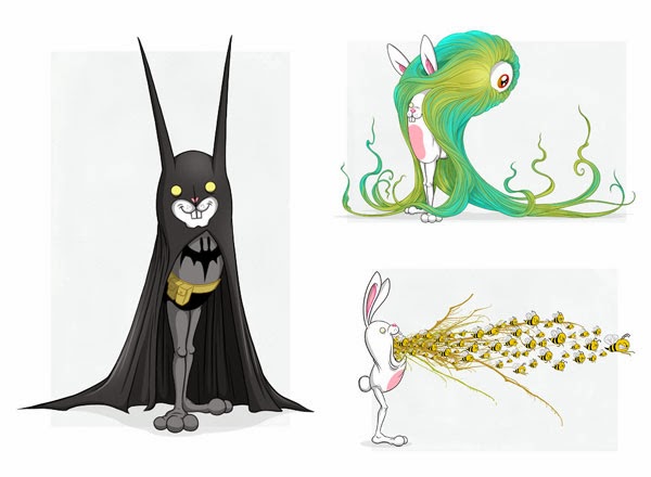 ALEX PARDEE'S LAND OF CONFUSION: Full BUNNYWITH x G1988 Art Show Info! ACK!