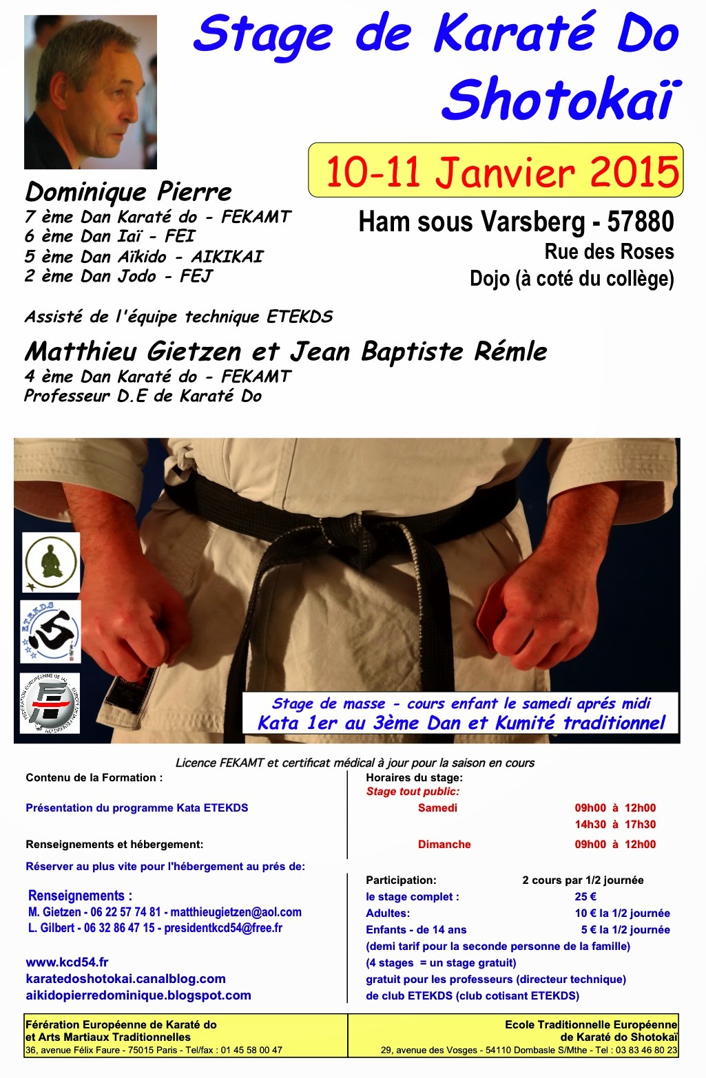 Aïkido Iaïdo Karaté Do Shotokaï : KARATE DO SHOTOKAÏ