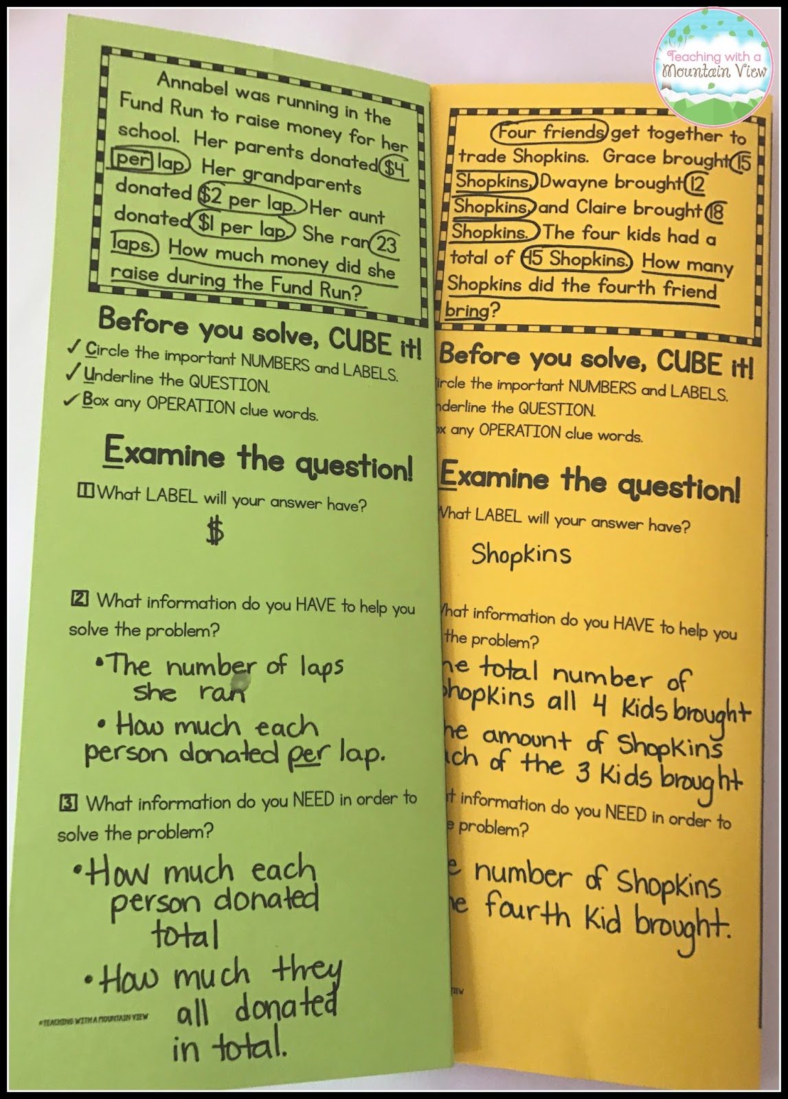 Mastering Multi-Step Word Problems | Teaching With a Mountain View ...