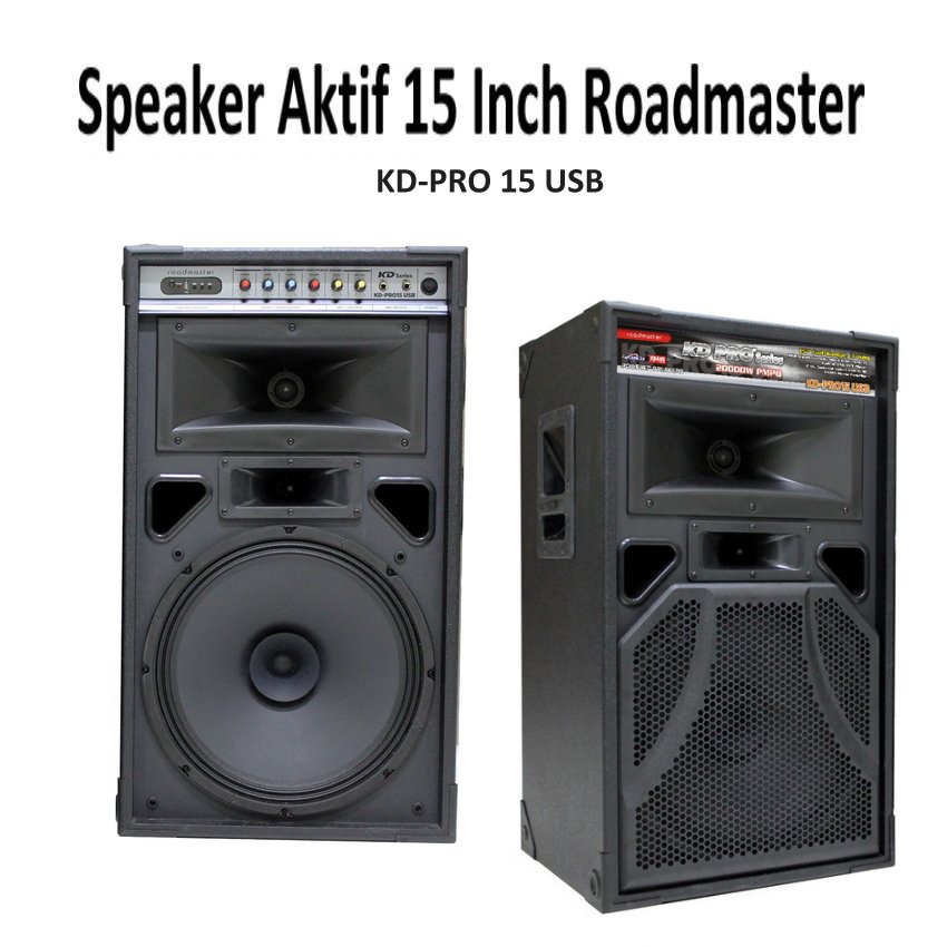 Speaker Aktif 15 Inch Roadmaster dengan USB dan Mixer Harga Murah ...