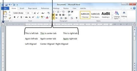 Cara Tetapkan Tab di Microsoft Word 2010 - Blog Iseng | Kumpulan ...