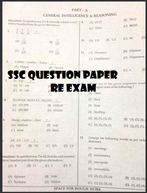 SSC CGL QUESTION PAPER DOWNLOAD