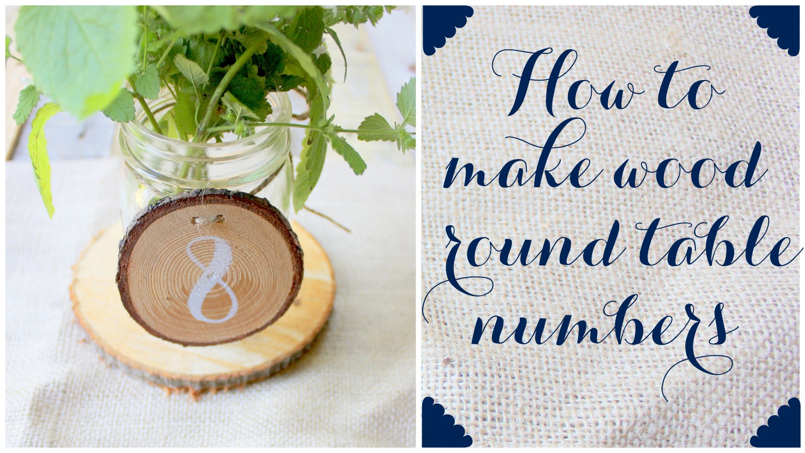 Dream State: How To Make Wood Round Table Numbers