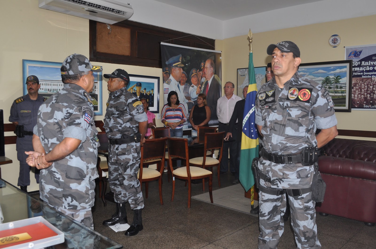 BP CHOQUE PMMA : Tenente-coronel Sá assume o Batalhão de Choque da PMMA