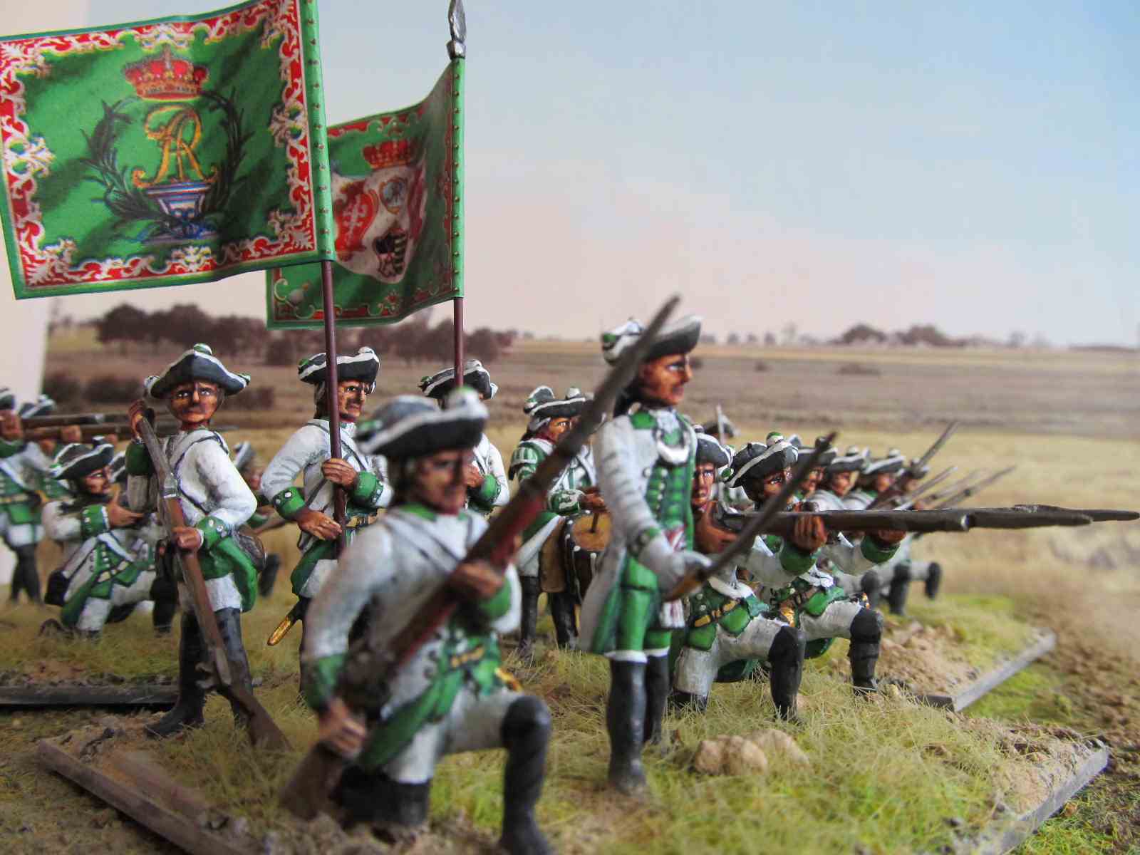 Scheck´s Zinnsoldatenkriege: Saxon Regiment IR 19, "Prinz Maximilian"