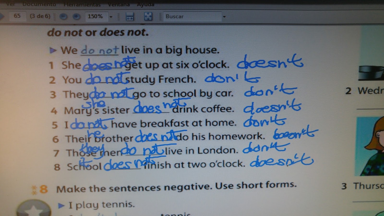 El blog de Teacher Ann: Tercero: Simple Present - Do not / Does not - Play / Plays