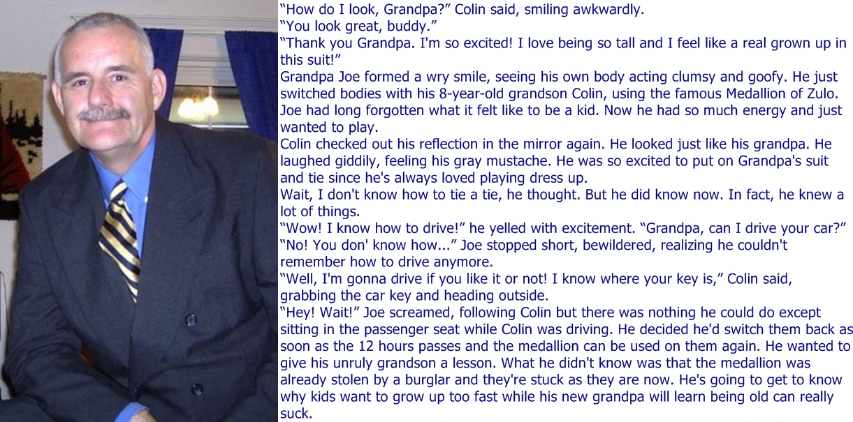 YoungTrevor's male body swap caps: You Look Great