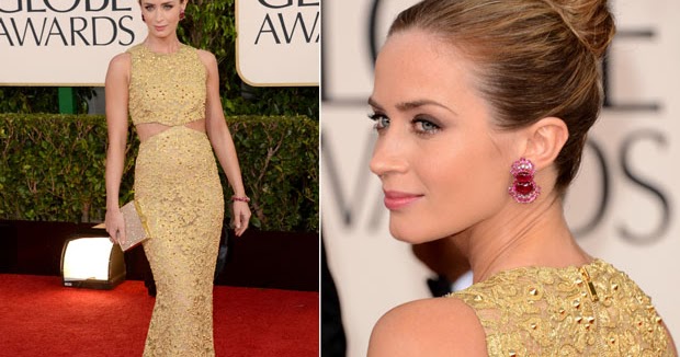How to: Emily Blunt at the 2013 Golden Globes by Laini Reeves for ...