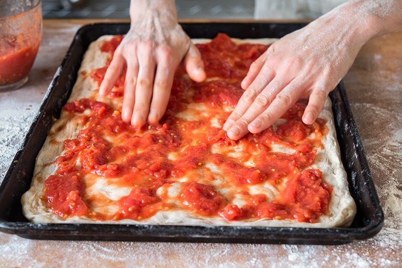 Bonci Pizza - Roman-Style - WILD GREENS & SARDINES