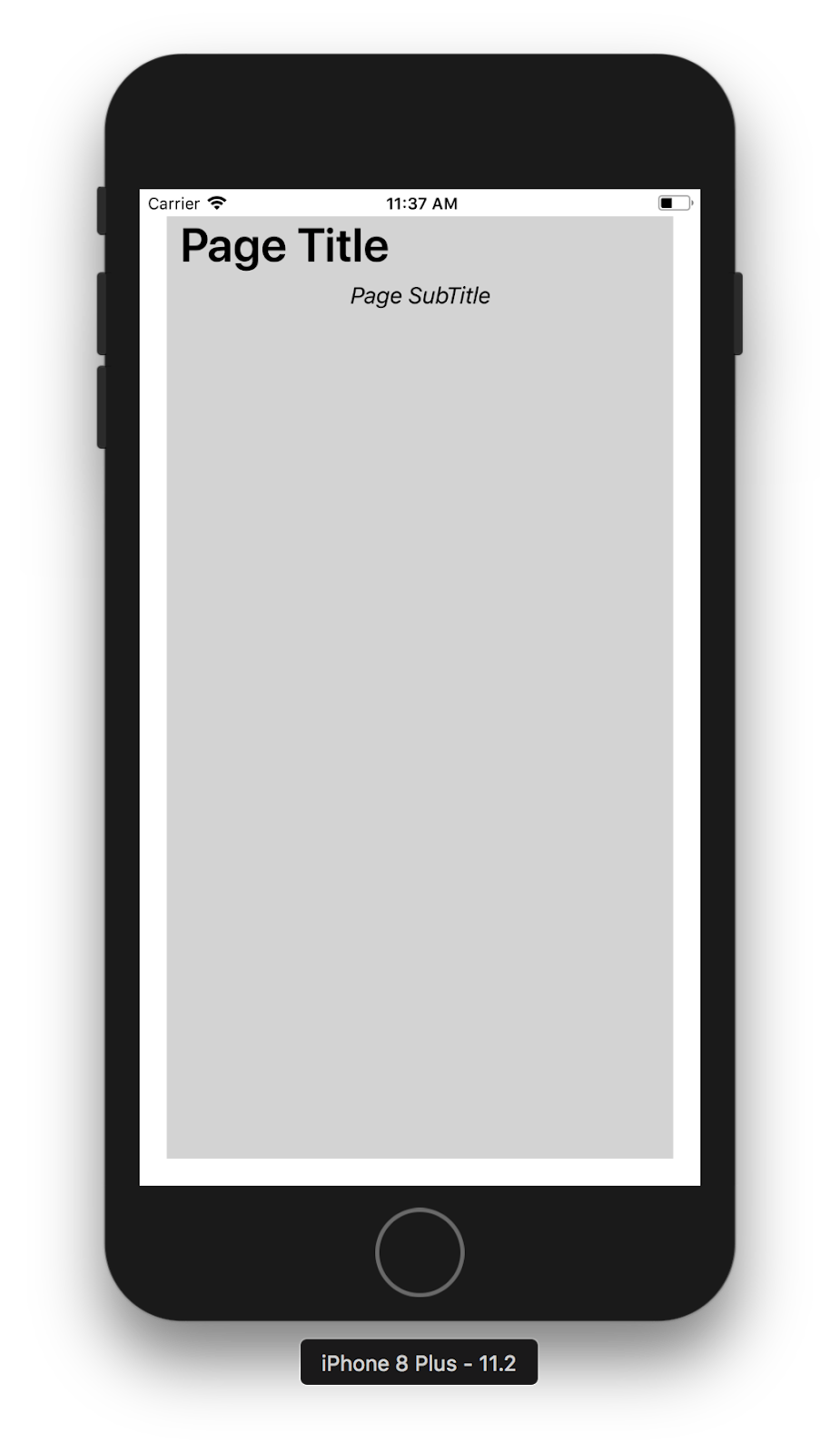 Demo Screens From Ios