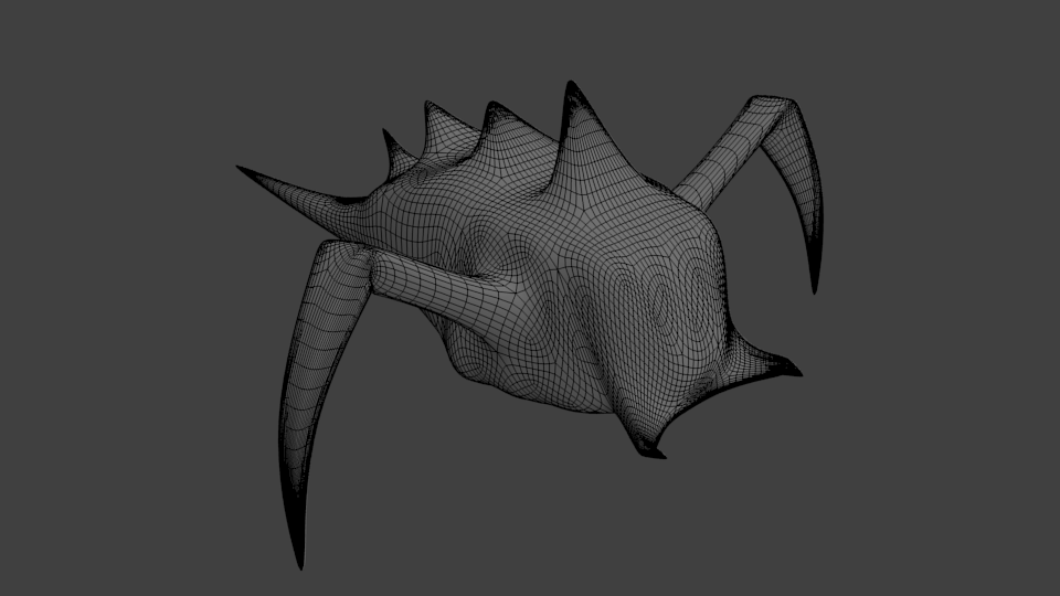 3D models. (maya, blender and cinema 4D): high-poly parasite from ...
