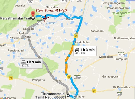 Parvathamalai Girivalam 2017 - ARUNACHALA GRACE