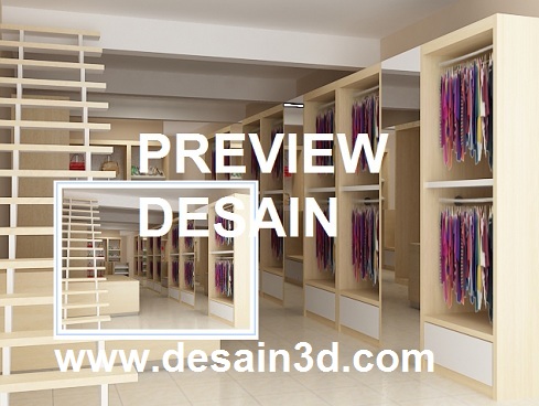 JASA GAMBAR DESAIN 2D 3D MURAH BERPENGALAMAN: Jasa gambar butik mini ...