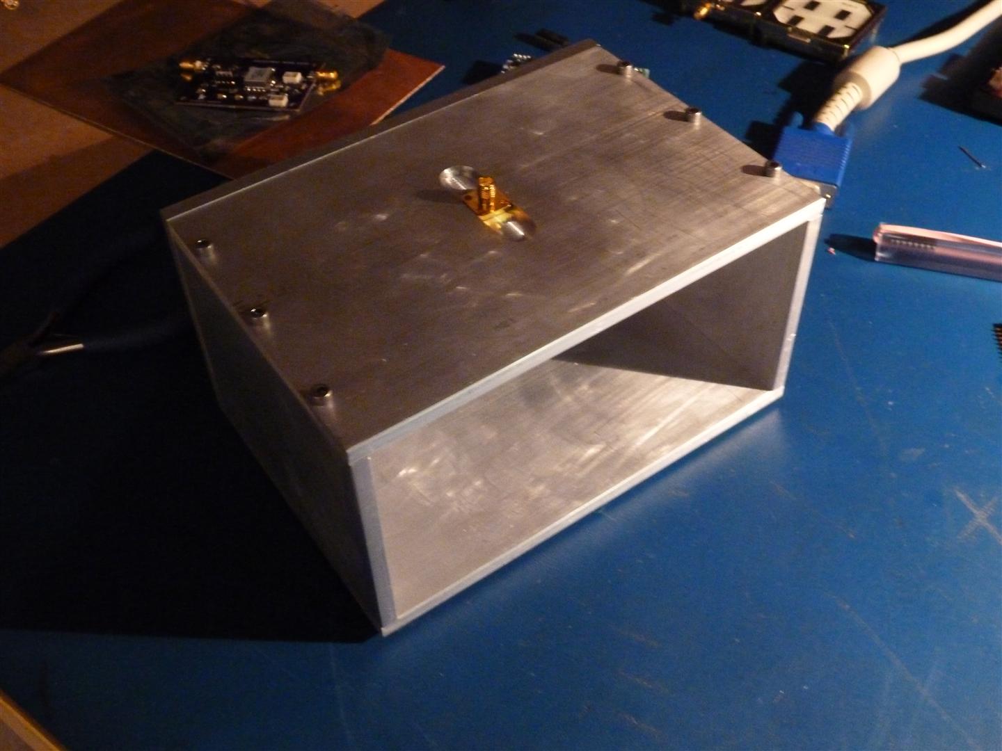 playing with bits: 21cm Hydrogen Line Feedhorn Assembly for Radio Astronomy