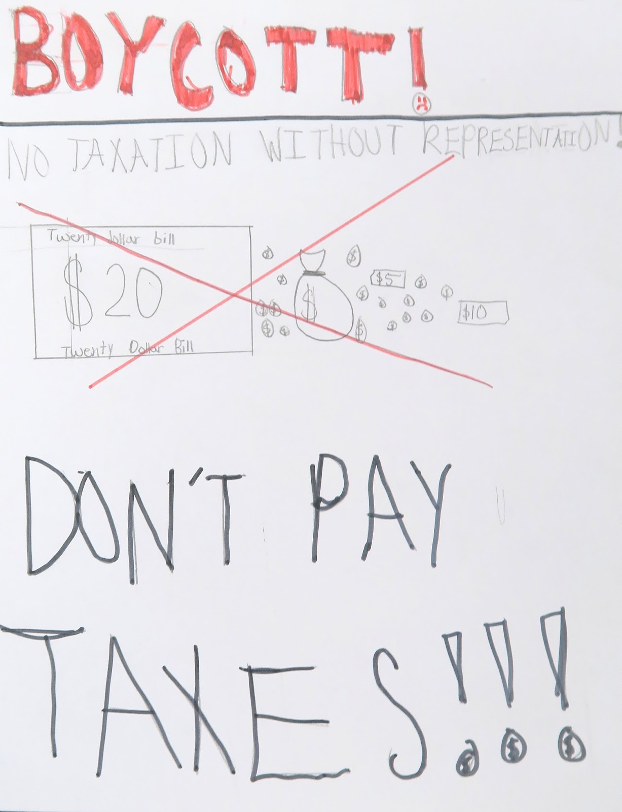 Cindy deRosier: My Creative Life: Colonial Boycott Posters