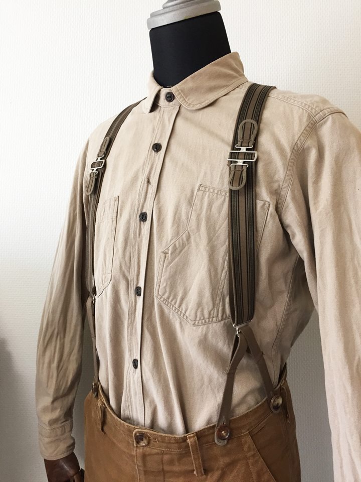 Dempsey Clothing: ADJUSTABLE COSTUME "French style Pull-Tab Classic Braces"