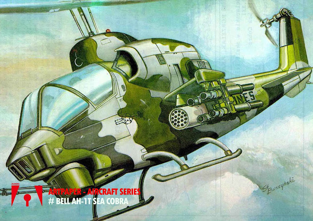 Workshop Artpaper: BEll AH-1T SEA COBRA