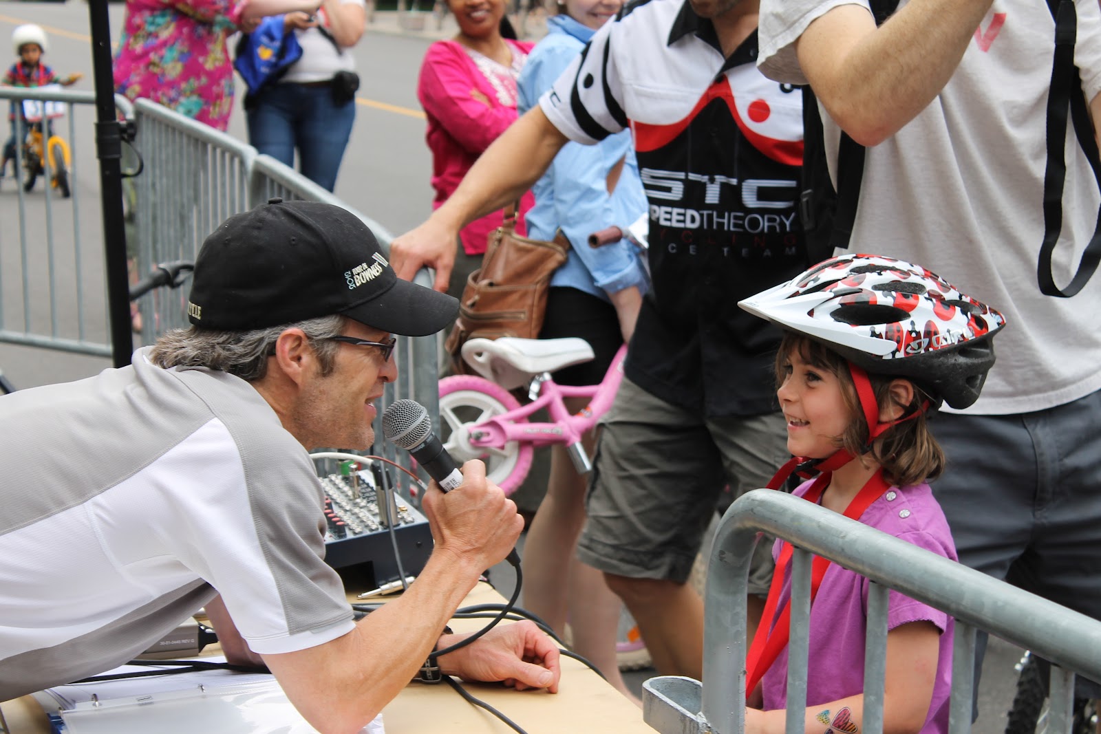 Speed Theory Cycling Race Team: Michael interviews downtown Criterium ...