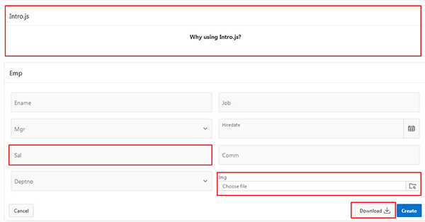 Oracle Apex Using Introjs In Oracle Apex