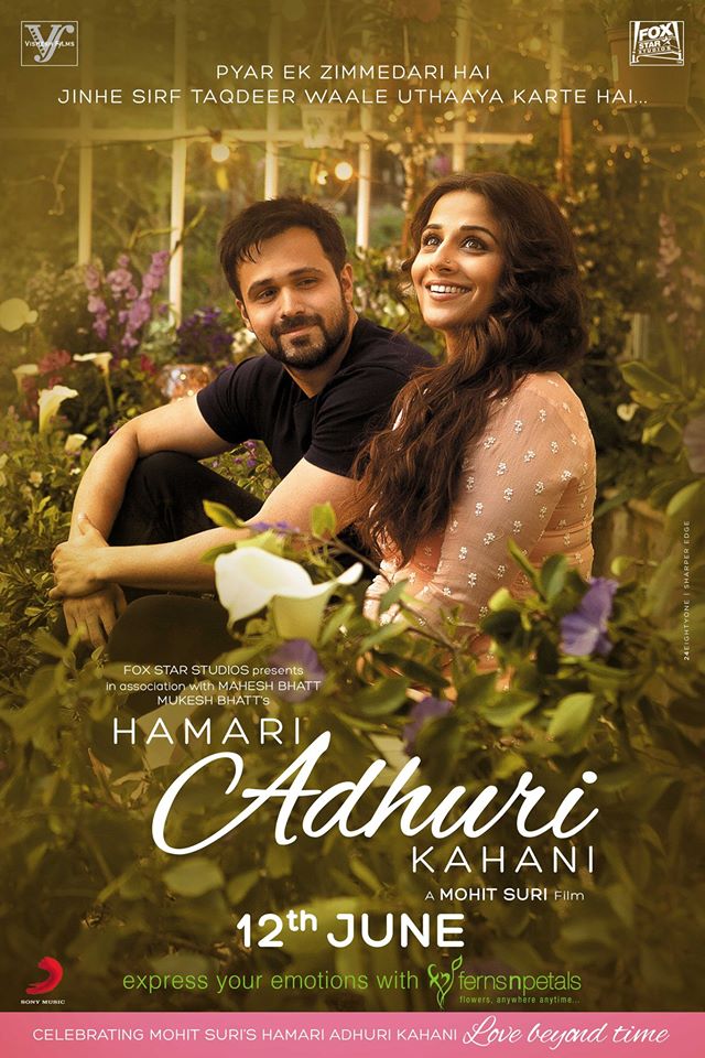 Fenil and Bollywood: Movie Review: HAMARI ADHURI KAHANI by FENIL SETA