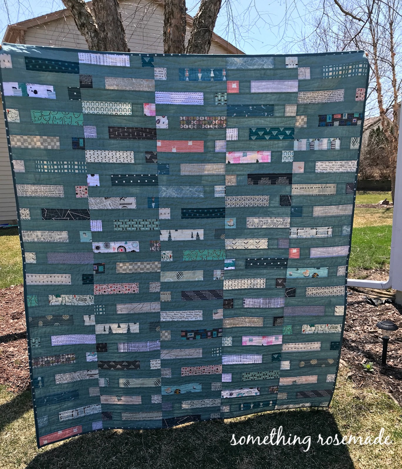 something rosemade: SPA Spurts:The Finally Finished Dot and Dash Quilt