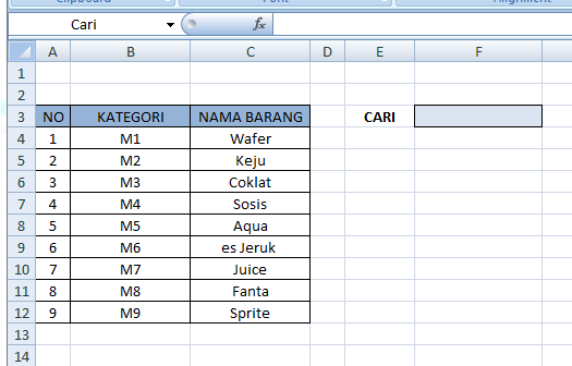 Seach Box Pada Excel - takitu
