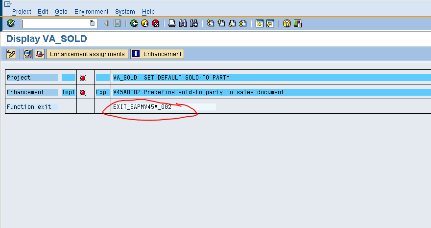 SAP TECH: Enhance the transaction 'VA01' , To set the default value to ...