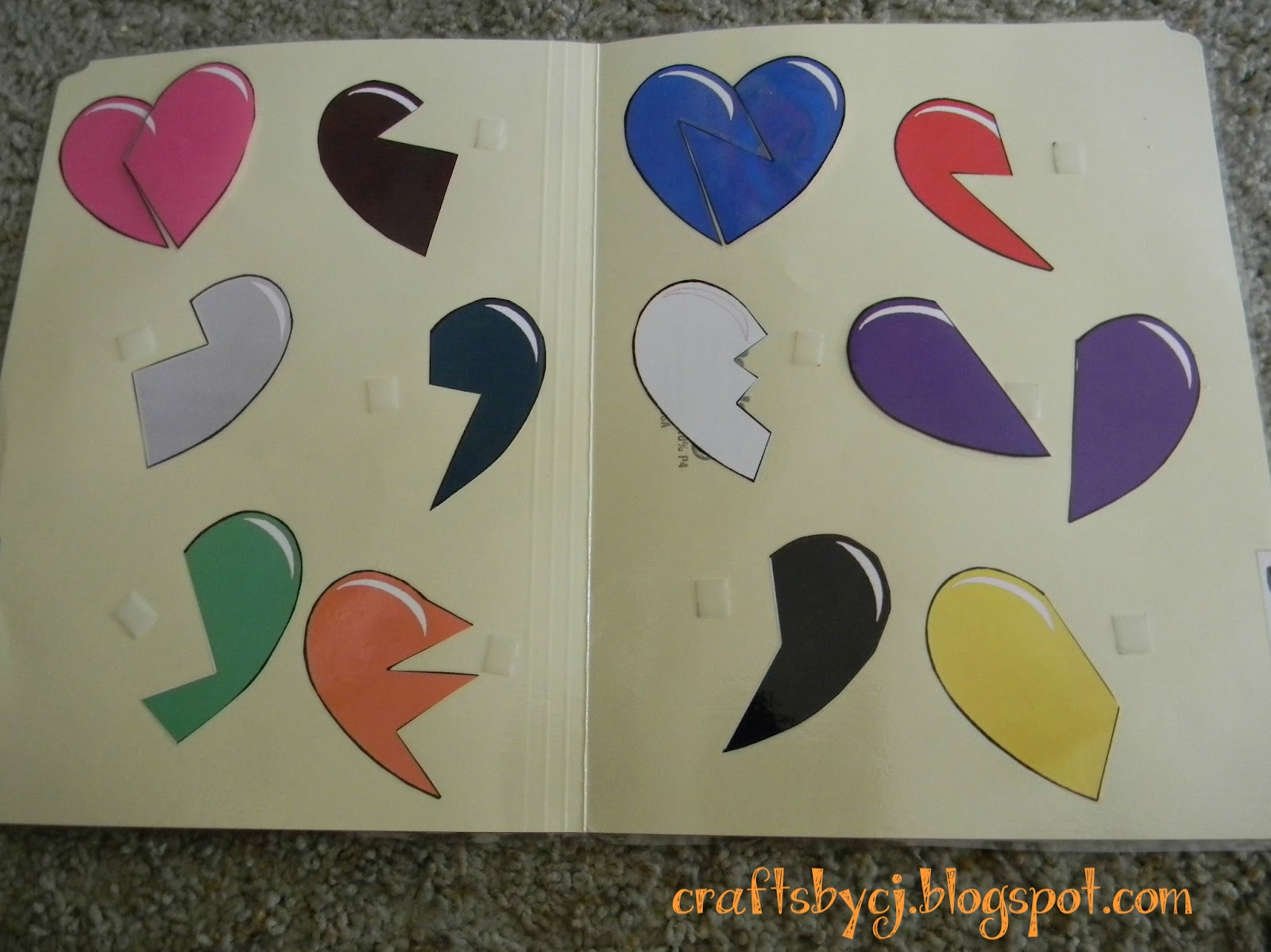 Crafts by CJ: Swap Week- File Folder Games