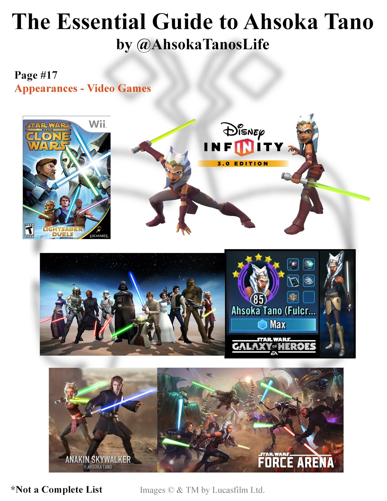 Versifier Unleashed: The Essential Guide to Ahsoka Tano [Edition 1.001]