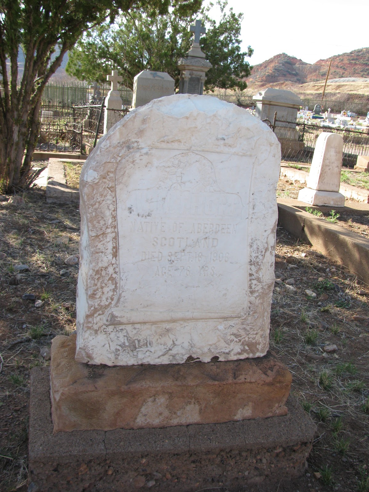 Exploring the American West: Bisbee, Arizona Evergreen Cemetery April 1 ...