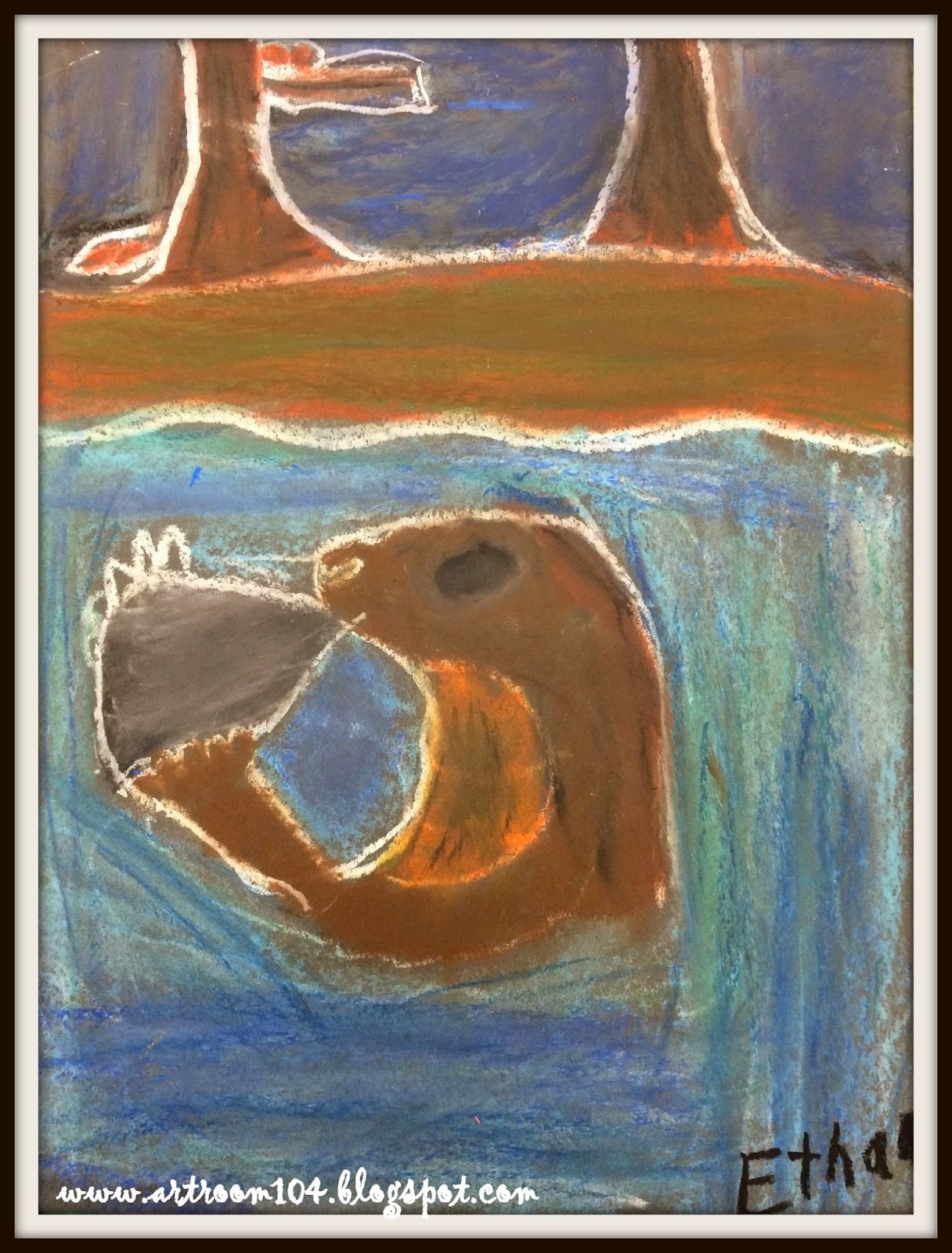 Art Room 104: Oil Pastel Jungle Animals