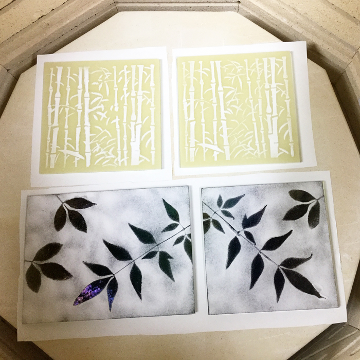 Rose Mary's Clay: SIFTING POWDER ON GLASS PLATES