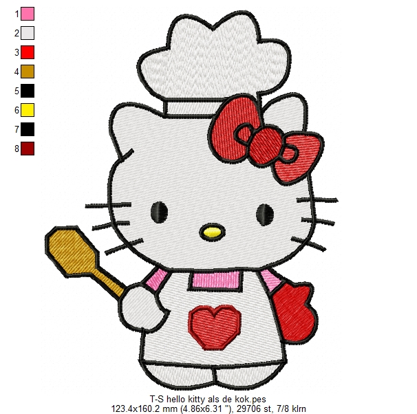 Cross Stitch : Hello Kitty Cross Stitch