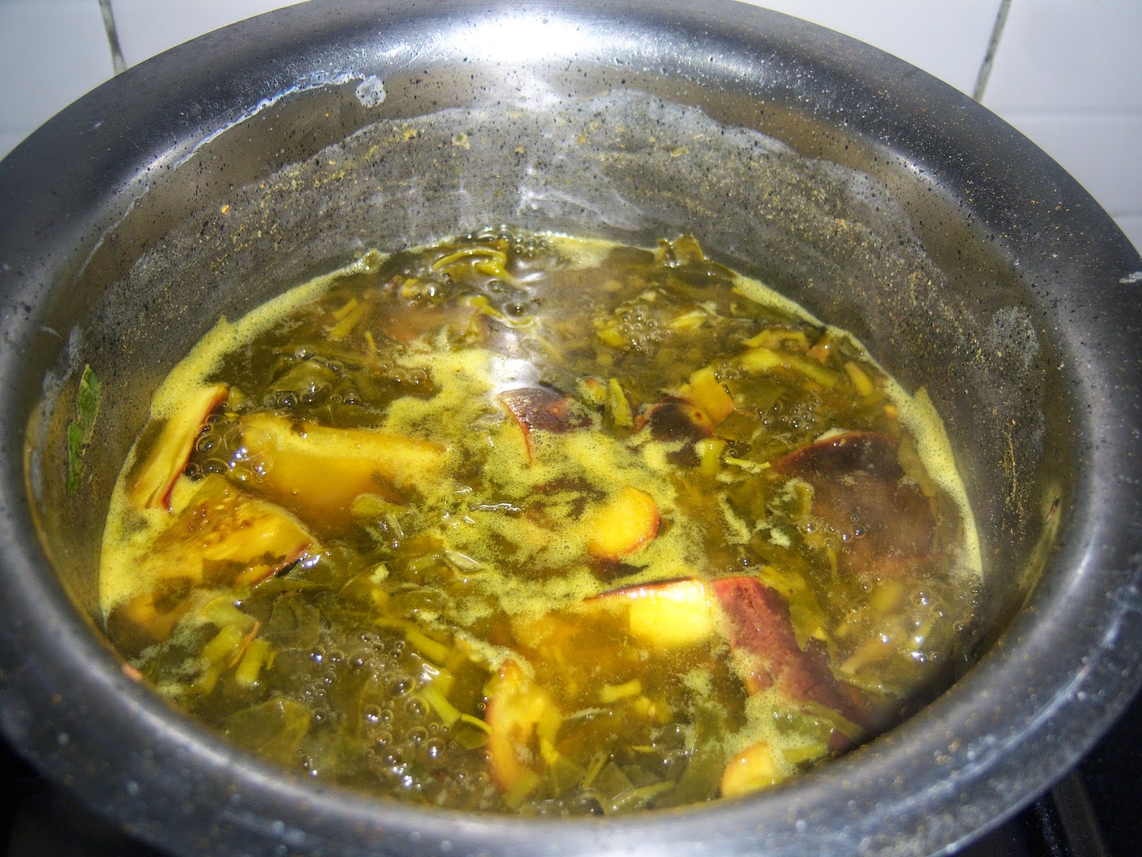 Bachali Kura Ava Pulusu -- How to make Bachali Kura Ava Pulusu ...