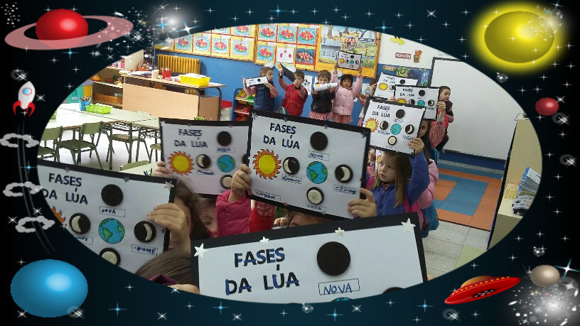 INFANTIL CALVO SOTELO: Aprendemos as fases da lúa.