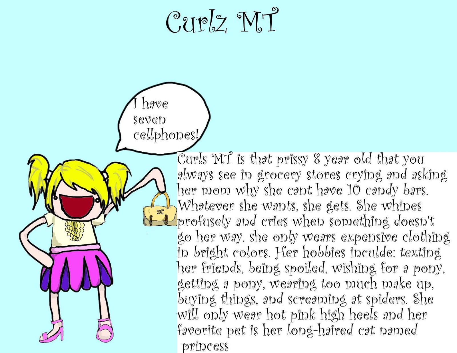 Moldy Porkchop: Fonts: Personified