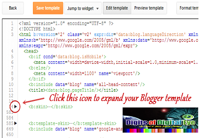 How to Expand Template on New Blogger HTML Template Editor ? - Dynamic ...