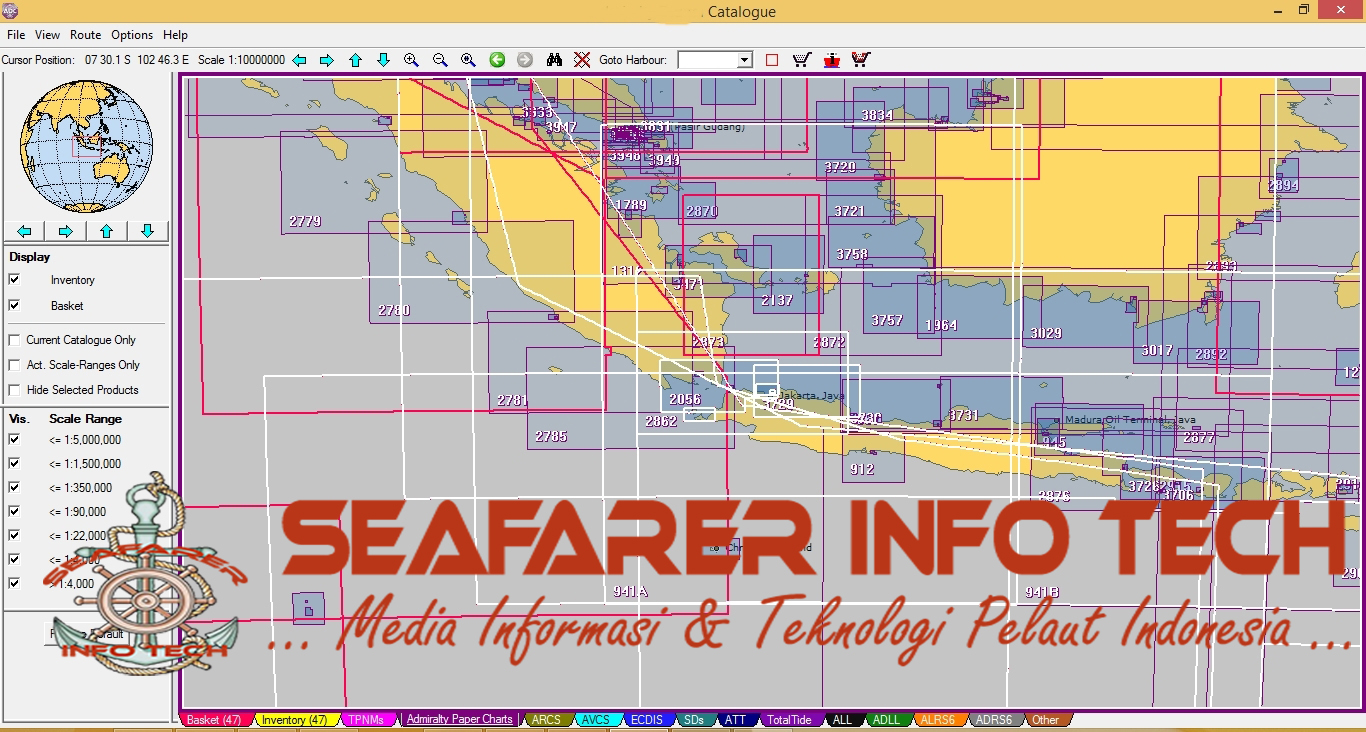 SEAFARER INFO TECH: GAMBAR CHART CATALOGUE (CATALOG PETA)