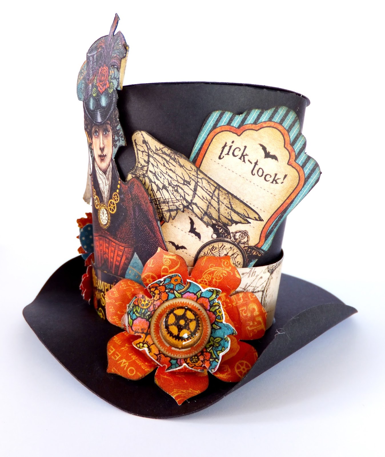 FotoBella: Graphic 45 Steampunk Spells 3D Hat