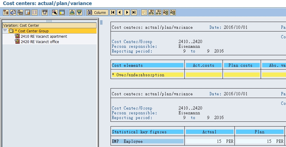 ERIC YANG'S NOTEPAD: SAP CO - KK01 What is the Statistical Key Figures ...