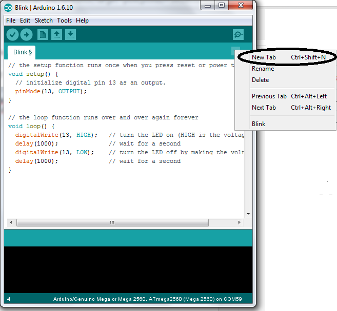 Memanfaatkan Tab Program Arduino IDE - Coretan Seorang Pelajar