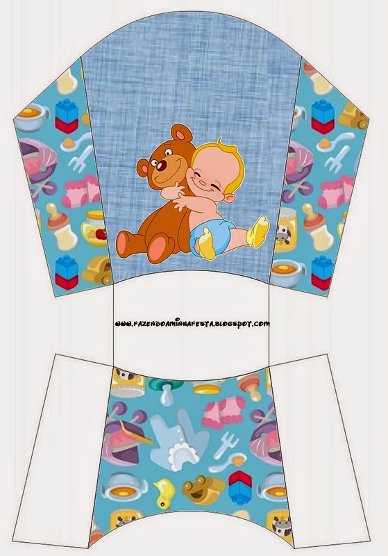 Blondie Baby with Teddy Bear: Free Printable Boxes. - Oh My Baby!