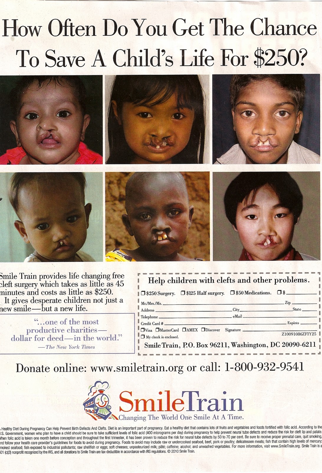 Rhetoric of Health: SmileTrain Cleft Palate Surgery Donation Advertisement