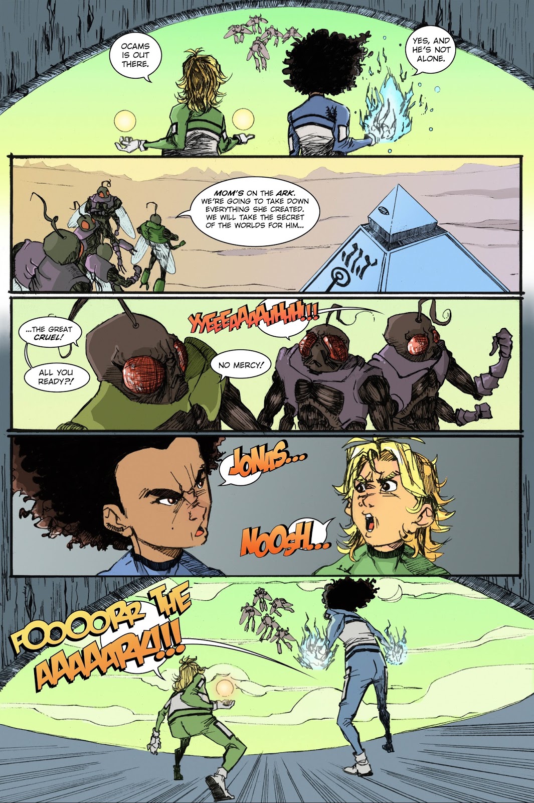 1Invasor Studio: When the Heroes Fall - short comic book