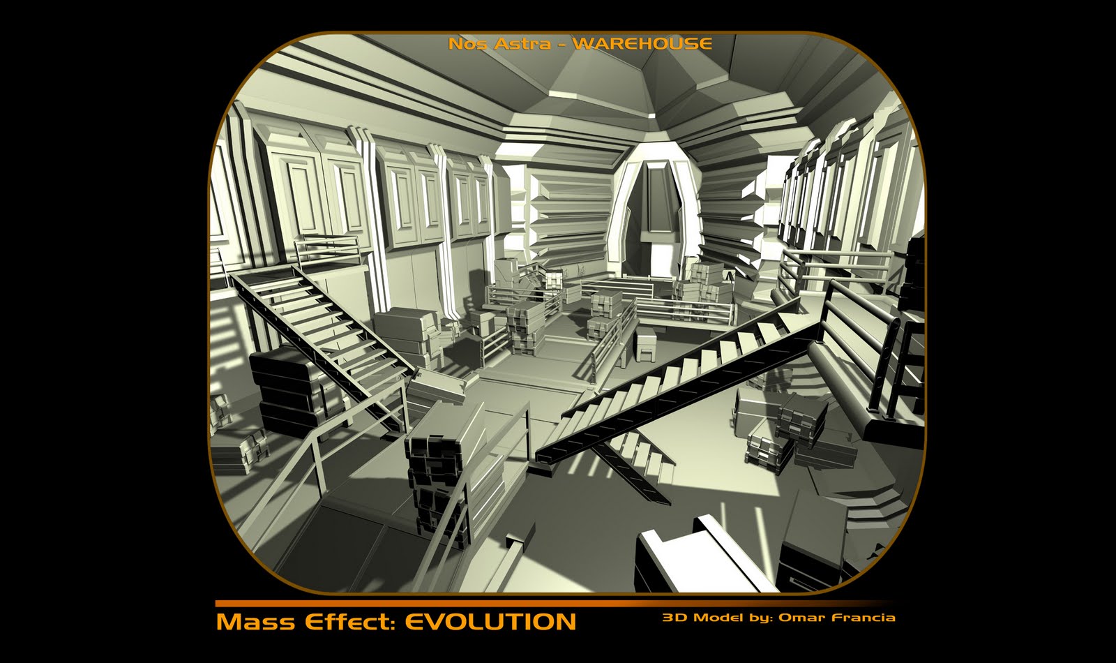 OMAR FRANCIA - Comics: MASS EFFECT: Evolution - 3D Art - PART 2